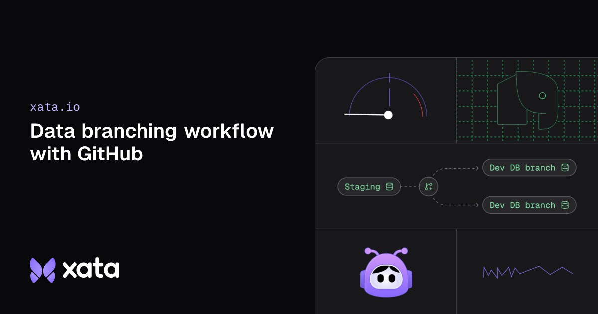 Data branching workflow with GitHub