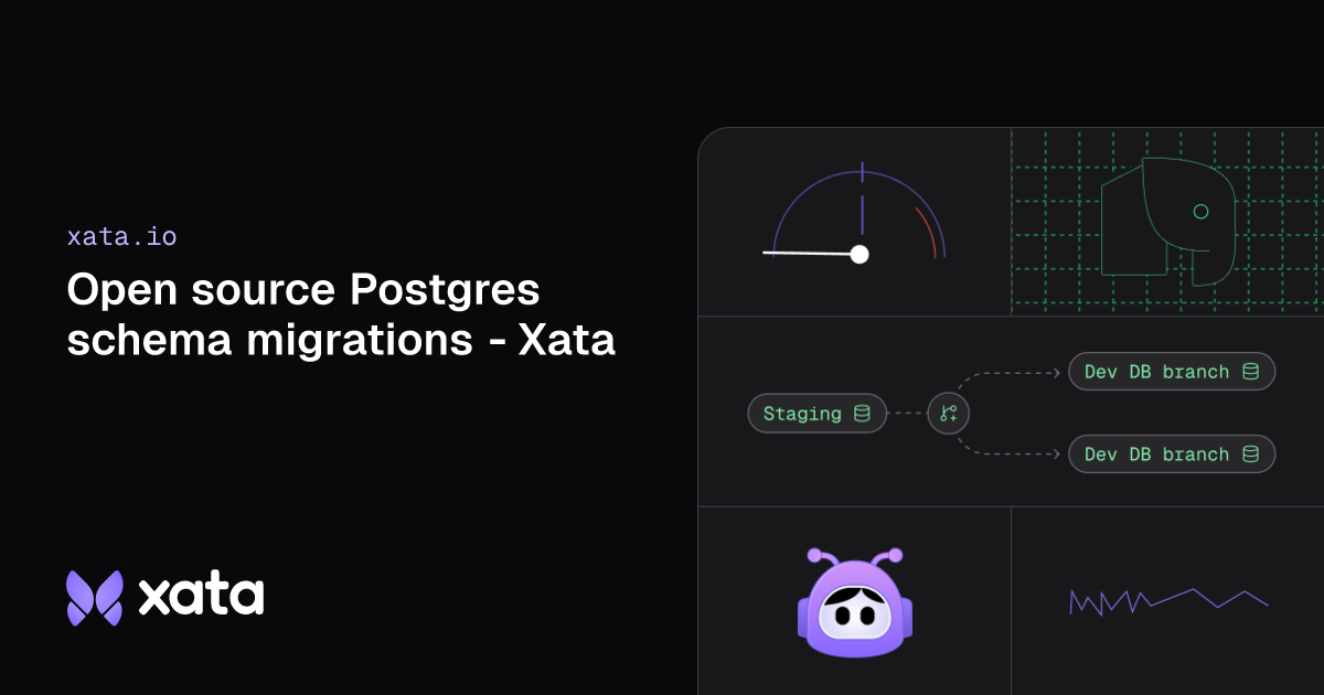 Open Source Postgres Schema Migrations Xata 